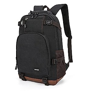 JOTHIN School Backpack for Laptop Backpack Bookbags for Travel or Work Backpack for Men Women Canvas Backpack(Black)