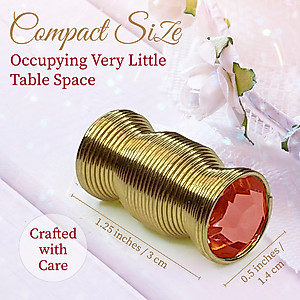 Ideikis 40Pcs.Multipurpose /Place Card Holders/ Table Name Card Holder/ Small Size Table Card Holder/ Menu Clips/ Gold Table Card Holder/ Mini place card holders/ Wedding/Anniversary/ Birthday /Party