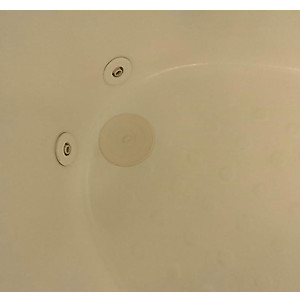 Rocky Mountain Goods Flat Rubber Drain Stopper for Sink, Tub and Shower - Flat Suction Style - 5” wide for most drains