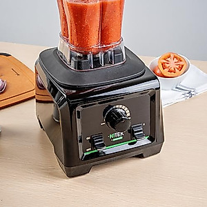 Restaurantware - Hi Tek 3 HP Commercial Blender, 1 Variable Speed Heavy-Duty Blender - 64-Ounce Tritan Jar, Toggle Control, White Plastic Industrial Blender, 3 HP Motor