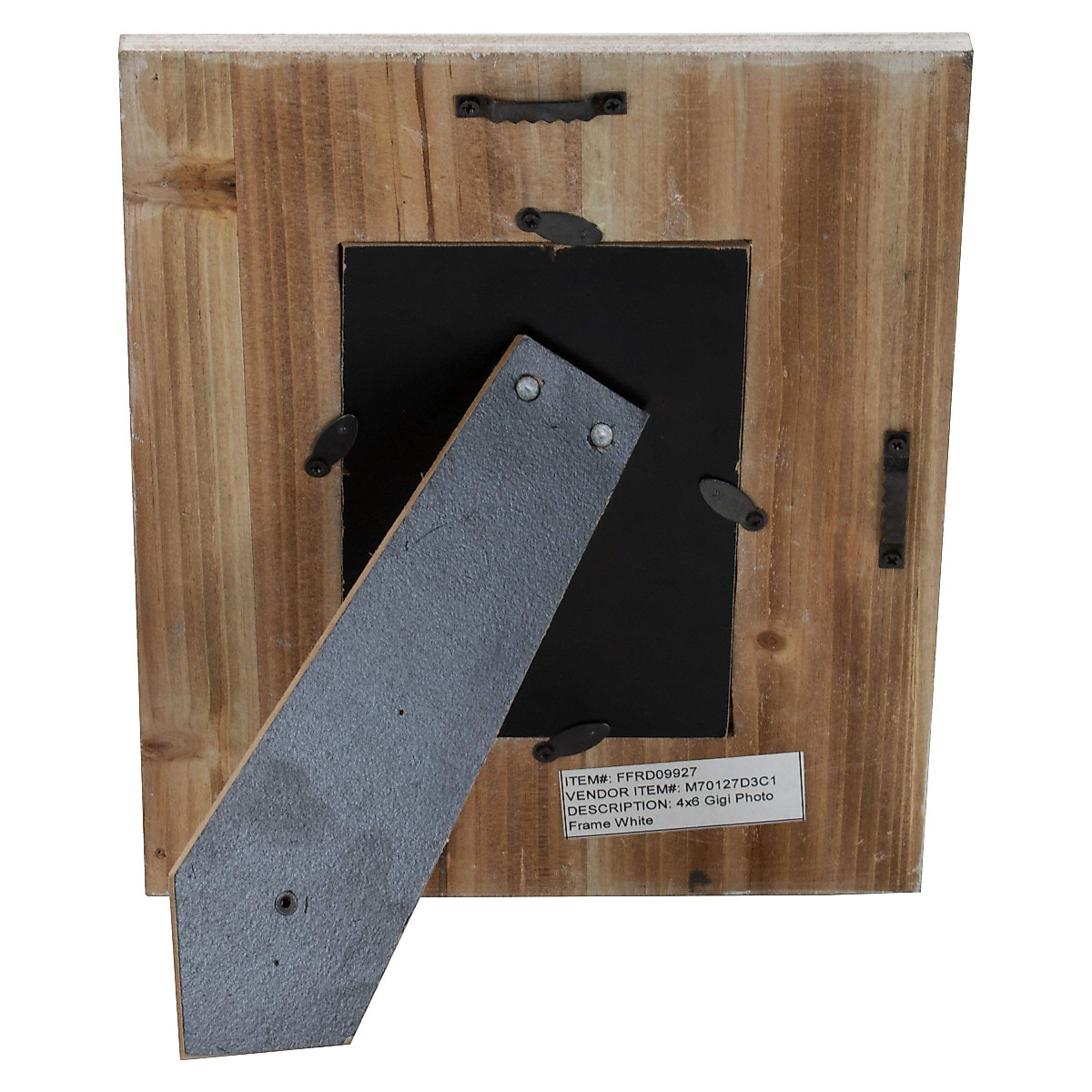 Foreside Home and Garden White Antique 4 x 6 inch Bead Decorative Wood Picture Frame (FFRD09927)