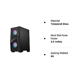MSI Codex ZS 3-002BUS, AMD B550M, 550W 80 Plus Bronze, Forge 100R Barebones Tower Computer
