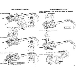 Mango S Power Sliding Right Passenger Side Door Spool Control Cable 85620-08042 924-550 69631-08030 For 2004-2006 Toyota Sienna 3.3L DOHC V6 24V 3MZFE 2007-2010 Toyota Sienna 3.5L DOHC V6 24V 2GRFE