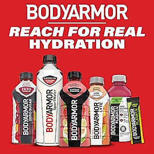 BODYARMOR LYTE Sports Drink Low-Calorie Sports Beverage, Orange Clementine - Orange Citrus, Flavors With Vitamins, Potassium-Packed Electrolytes, Perfect For Athletes, 16 Fl Oz (Pack of 12)