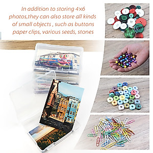 Joelver Maker 5x7inch Photo storage box with 6 Inner photo cases，Perfect For Photo,Picture,Scrapbooking,Greeting Cards