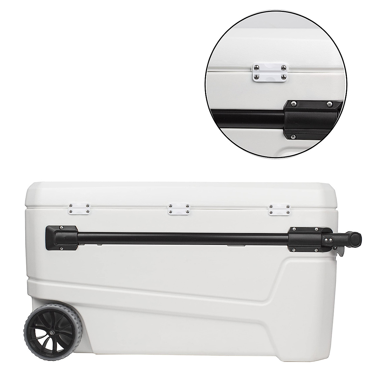 LBB-Parts Cooler Hinges for Igloo Cooler, Igloo Cooler Replacement Hinges, High Strength Igloo Cooler Hinges, Igloo Cooler Plastic Hinges for Ice Chests (3)