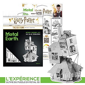 Fascinations Metal Earth Harry Potter The Burrow 3D Metal Model Kit