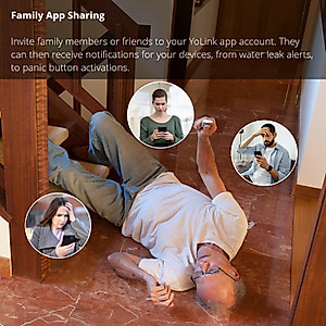 YoLink Door Sensor, 1/4 Mile World's Longest Range Smart Home Wireless Window Door Sensor Works With Alexa IFTTT, Smart Sensor with Remote Monitor App Notifications Open Reminder - YoLink Hub Required