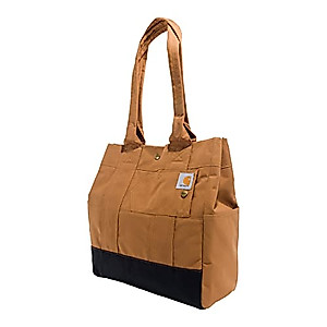 Carhartt Gear B0000380 Vertical Snap Tote - One Size Fits All - Carhartt Brown