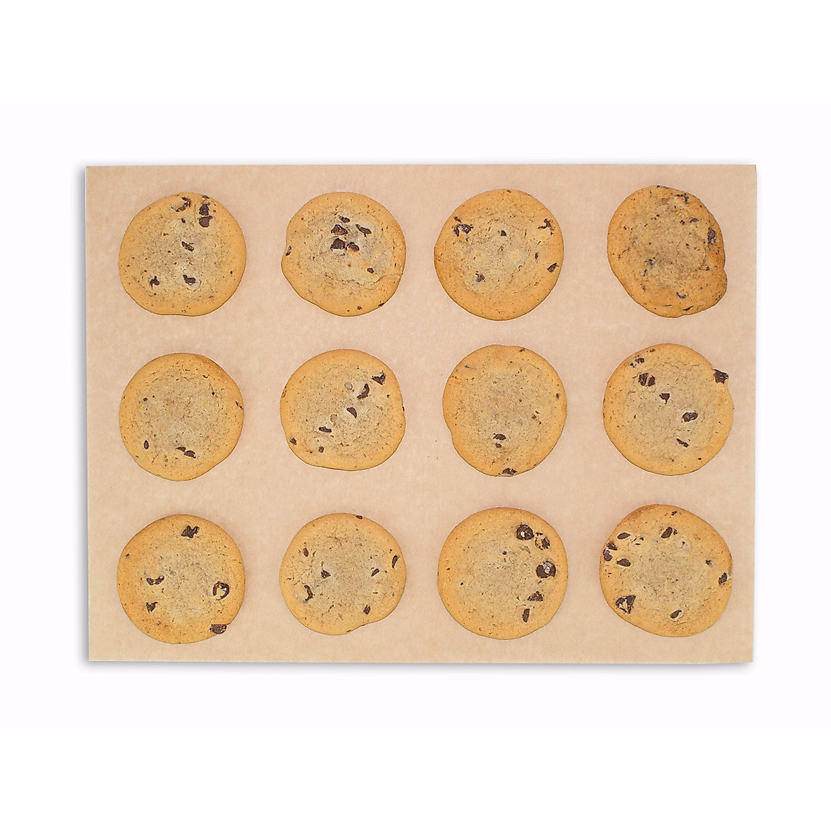 2dayShip Quilon Parchment Paper Baking Liner Sheets, Unbleached Brown, 12 X 16 Inches, 200 Count