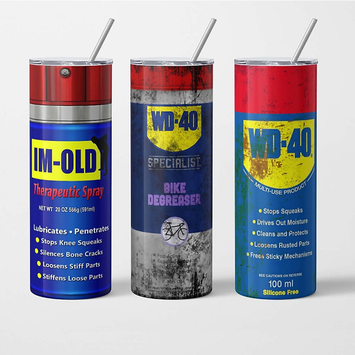 WD40 Dirty Pattern Thermos Cup,Funny Oil Fuel Filter Dirty Pattern 20oz Cup,Insulated Stainless Steel Tumbler With Lid WD40 2