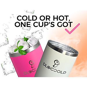 DLOCCOLD 40 oz Tumbler with Flip Straw & Handle,Stainless Steel Leak Proof Tumbler,Double Walled Insulated Water Bottle,Reusable Cup, Portable Travel Mug Fit in Cup holder