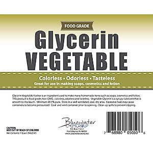 Sanco Industries Vegetable Glycerin - 1 Quart (32oz) - All Natural, USP Grade - Food Grade Liquid Glycerin