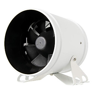 6" Inline Jetfan with Speed Control, 350 CFM.