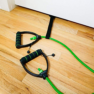 BESPORTBLE 2pcs Fitness Elastic Band Training Strap Exercise Equipment for Home Use Stretching Equipment Rope Cable Machine Fitness Door Elastic Workout Bands Workout Band Door Anchor Battle