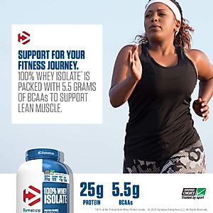 Dymatize 100% Whey Isolate Protein Powder, Fast Digestion & Absorption, Banned Substance Tested, Classic, 1.76 Pound, Chocolate, 27.2 Oz