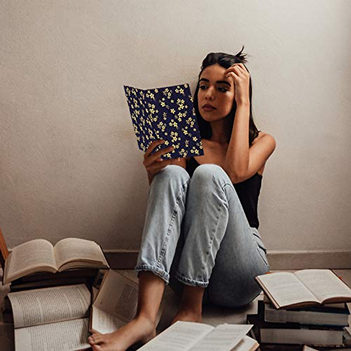 Book Flowers Book Sleeve Sleeve Cherry Flower Book Covers Book Protector Scrapbook Cover Journal Cover for Paperback A5 Book Lover Gift Book Hard Books Cover