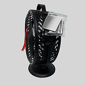 Himalayan Breeze HBM-7015A24 Matte Black, Portable Fan, Adds and Unique Ambiance to Any Room by WBM