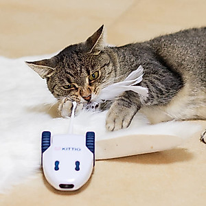 Kittio Robo Mouse - Interactive Mouse Chase Cat Toy - USB Charging - Smart Steering Sensors & Motion Activated