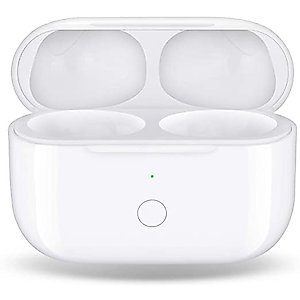 Newest Replacement Charging Case Compatible with AirPod Pro, Air pod Pro with Bluetooth Pairing Sync Button Without Earbuds (White)