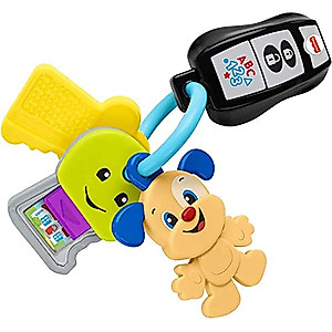 Fisher-Price Laugh & Learn Baby To Toddler Toy Play & Go Keys With Lights & Music For Pretend Play Ages 6+ Months