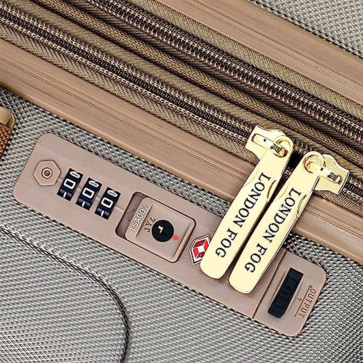 London Fog Northbridge Expandable Hardside Spinner Bronze, Carry-On 20-Inch