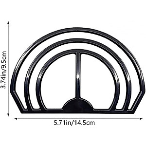 Black Modern Hat Brim Bender, Hat Shaper for Baseball Caps Plastic Dual Slots Design Perfect Hat Curving Band, Practical Convenient
