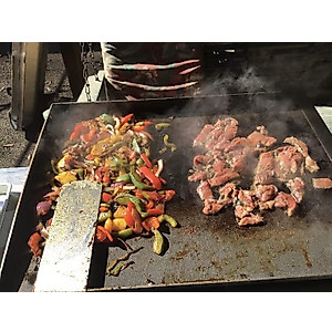 Flat Top Griddle Grill Station,Camplux Propane Gas Tabletop Griddle for Camping,Outdoor,Tailgating,Kitchen-BBQ Grill with Knobs & Ignition,22 inch