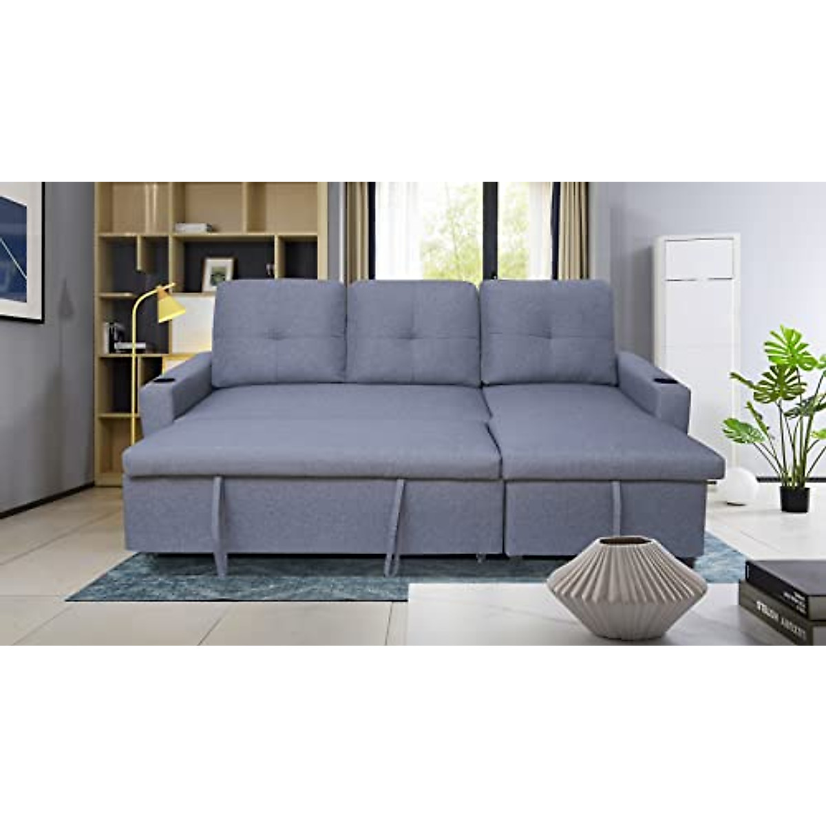 Devion Furniture LFD Sofabed, Gray