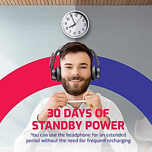 Plantronics Poly Voyager Focus 2 UC, Bluetooth Stereo Headset with Charge Stand, USB-A for Teams, Connects to Deskphone, PC/Mac, Smartphone - Global Teck Bundle w/Microfiber Cloth