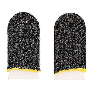 Jopwkuin Game Control Sleeves, Durable Lightweight and Portable Game Finger Sleeves for Family for Mobile Game