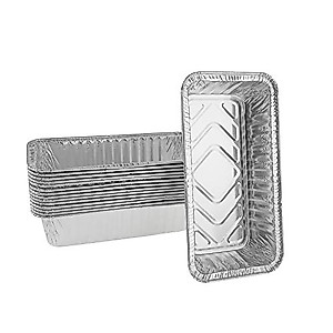 BBQ Future Grease Liners Replacemen for Traeger, 15 Pack Aluminum BBQ Grill Grease Tray Foil Pan Accessories Grease Cup Liner Compatible Traeger Timberline Pellet Grills BAC404