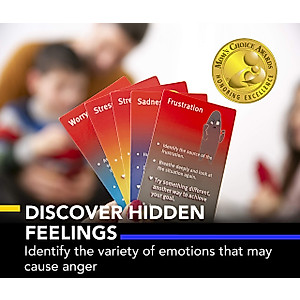 Behind the Anger Therapy Kit - Anger Management for Kids | Play Therapy Games for Teens and Kids | Emotional Regulation for Kids | CBT Counseling Games for Anger Control | Designed for Professionals