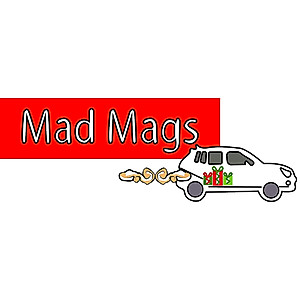 Jesus Loves You Magnet, Religious Bumper Sticker Magnetic Decal, Decoration for Cars, Office, an Classroom, 5.5 Inches