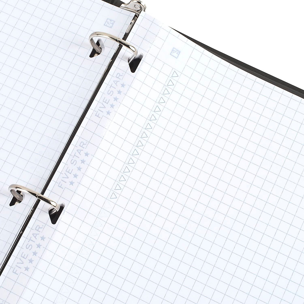 Five Star Loose Leaf Paper, 3 Hole Punched, Reinforced Filler Paper, Graph Ruled Paper, 11" x 8-1/2", 100 Sheets/Pack (17012),White