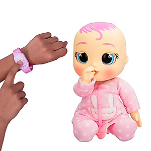Cry Babies Newborn Coney - Interactive Baby Doll with 20+ Baby Sounds, Girls & Kids Age 18M and Up