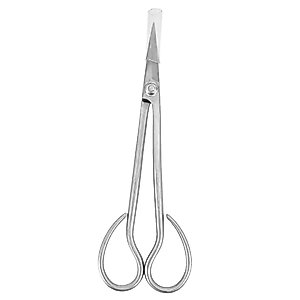 VOLDAX Bonsai Scissors Stainless Steel Leaf Sprout Shears with Long Handle for Garden Flower Vegetable Bonsai Tools Set