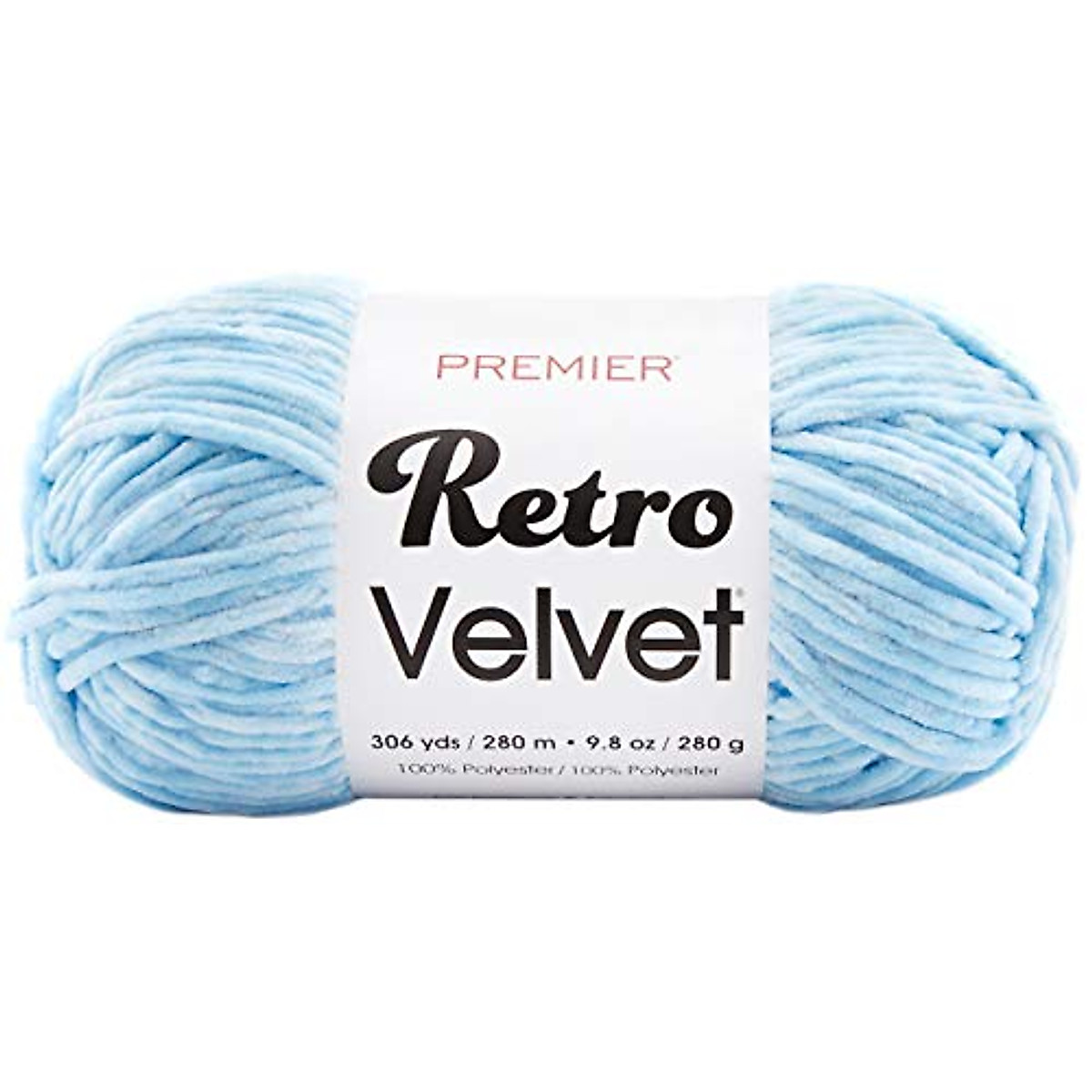 Premier Yarns Blue Yarn Retro Velvet