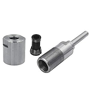 Yakamoz 1/4 Inch Shank Router Collet Extension Milling Cutter Bit Rod Chuck Extender Adapter Extends an Additional 2-1/4" for 1/4" Router Bits Only