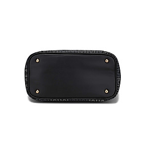 MKF Shoulder Bag for Women: PU Leather Top Handle Tote Handbag – Lady Fashion Satchel Pocketbook, Signature Purse Red