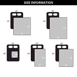 Tuffeel Waterproof Dog Blanket, 82x82 inches Pet Couch Covers for Sofa, Bed Furniture Protector from Dogs Washable and Reversible-Lightgrey+Darkgrey