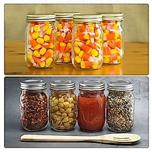 uxcell Canning Lids, 54pcs - Tinplate Split-Type Mason Jar Lid, Regular Mouth with Date Leak Proof Fits Storage Cover (Silver)