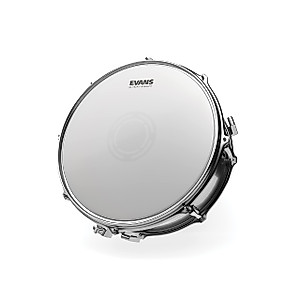 Evans Heavyweight Coated Drumhead - Coated Snare Drum Head - Reverse Dot for Durability, Focus, Attack - 2 Plies of Film - 14 Inch