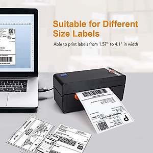 LotFancy Thermal Label Printer, 4x6 Shipping Label Printer with High Speed 150mm/s, Address Postage Barcode Mailing Printer for USPS, Amazon, Ebay, Shopify Labeling, Work with Windows, Mac System