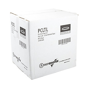 AmerCare PET Clear Portion Cup Lids, 3.25/4/5.5 Oz, Cup of 2500