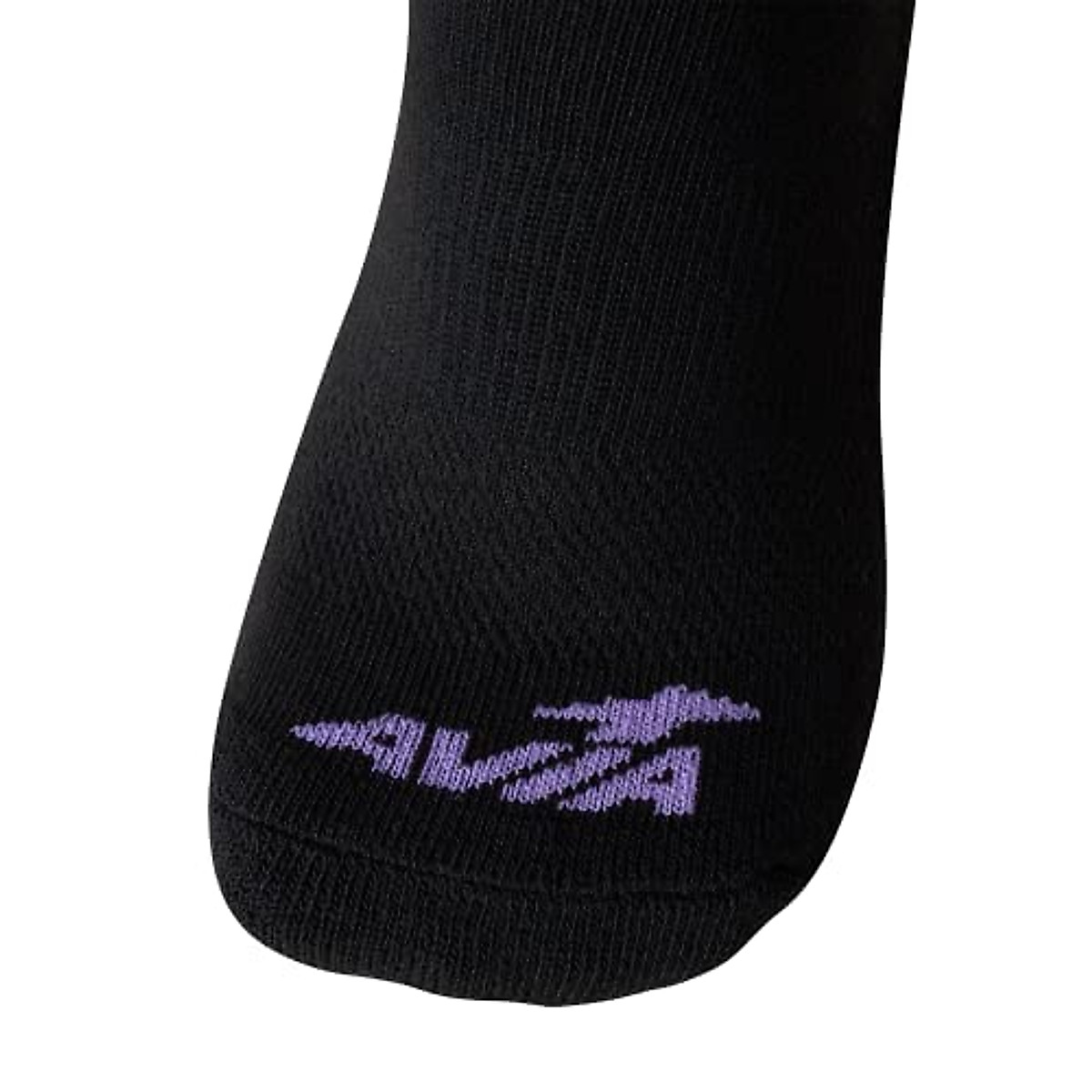 Avia Women's Athletic Performance Cushioned No Show Solid Socks (10 Pack), Size 4-9, Black Logo