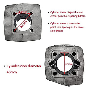 CDHPOWER 2 Stroke LD90 Motor w/o CDI -Upgraded pk80 Motor Silver Color Engine-Gas Motorized Bicycle 66cc/80cc