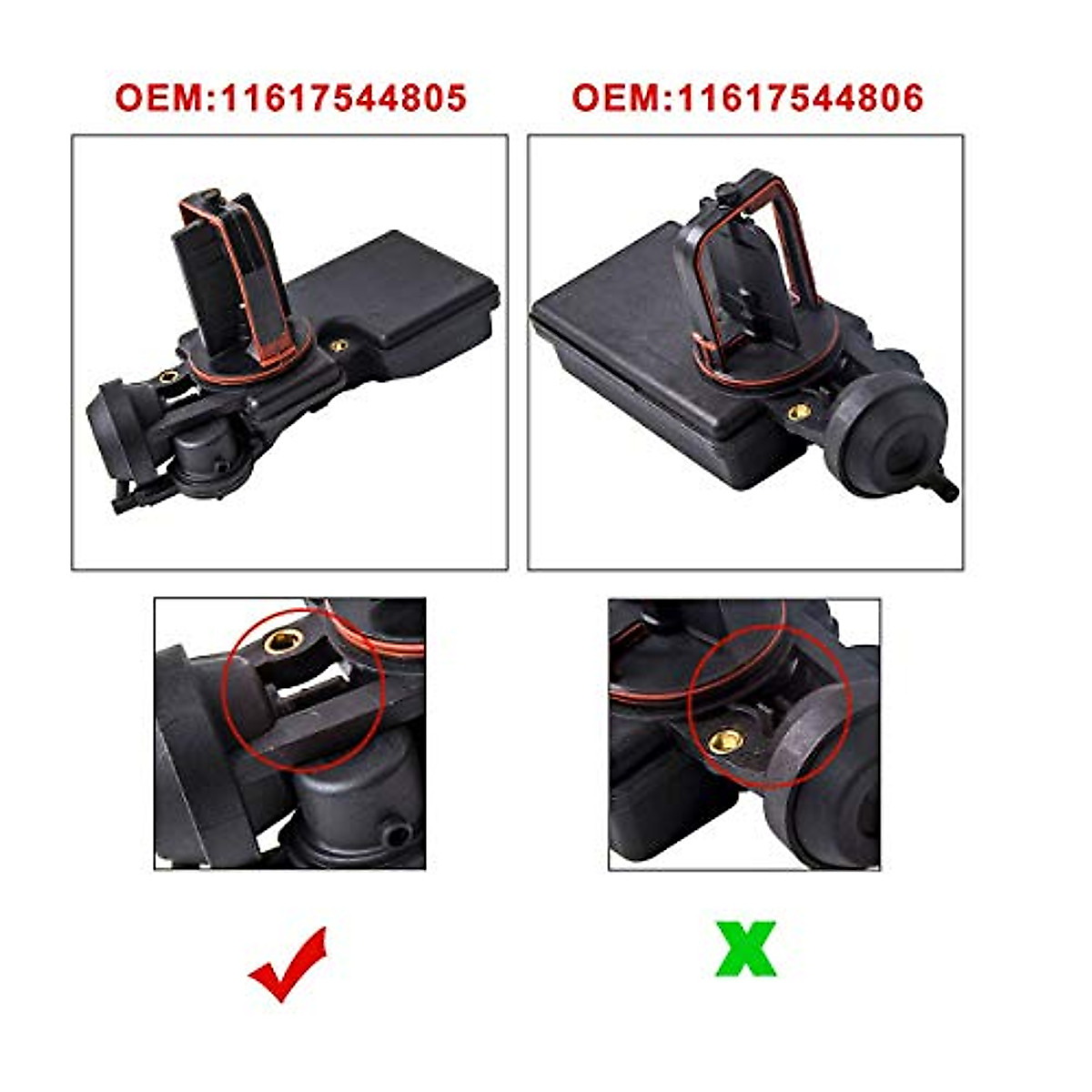 Intake Manifold Disa Valve 11617544805 Compatible For BMW E46 E53 E60 E83 E85 X3 X5 Z3 Z4 330i 330Ci 330xi 530i (3.0L M54) 325i 325Ci (2.5L M56)