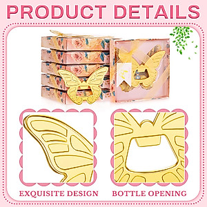 60 Packs Butterfly Bottle Opener Wedding Favors with Packaging Box Creative Butterfly Party Favors Wedding Souvenirs for Guests Butterfly Baby Shower Favors for Girl Bridal Shower Quinceanera Gifts