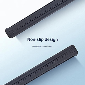 KUGEW for Samsung Galaxy S23 Ultra Case with Kickstand & Camera Cover, 3-Way Metal Stand[Horizontal & Vertical Stand] Luxury Leather Back Slim Fit Rugged Bumper Cover Heavy Duty Shockproof (Black)